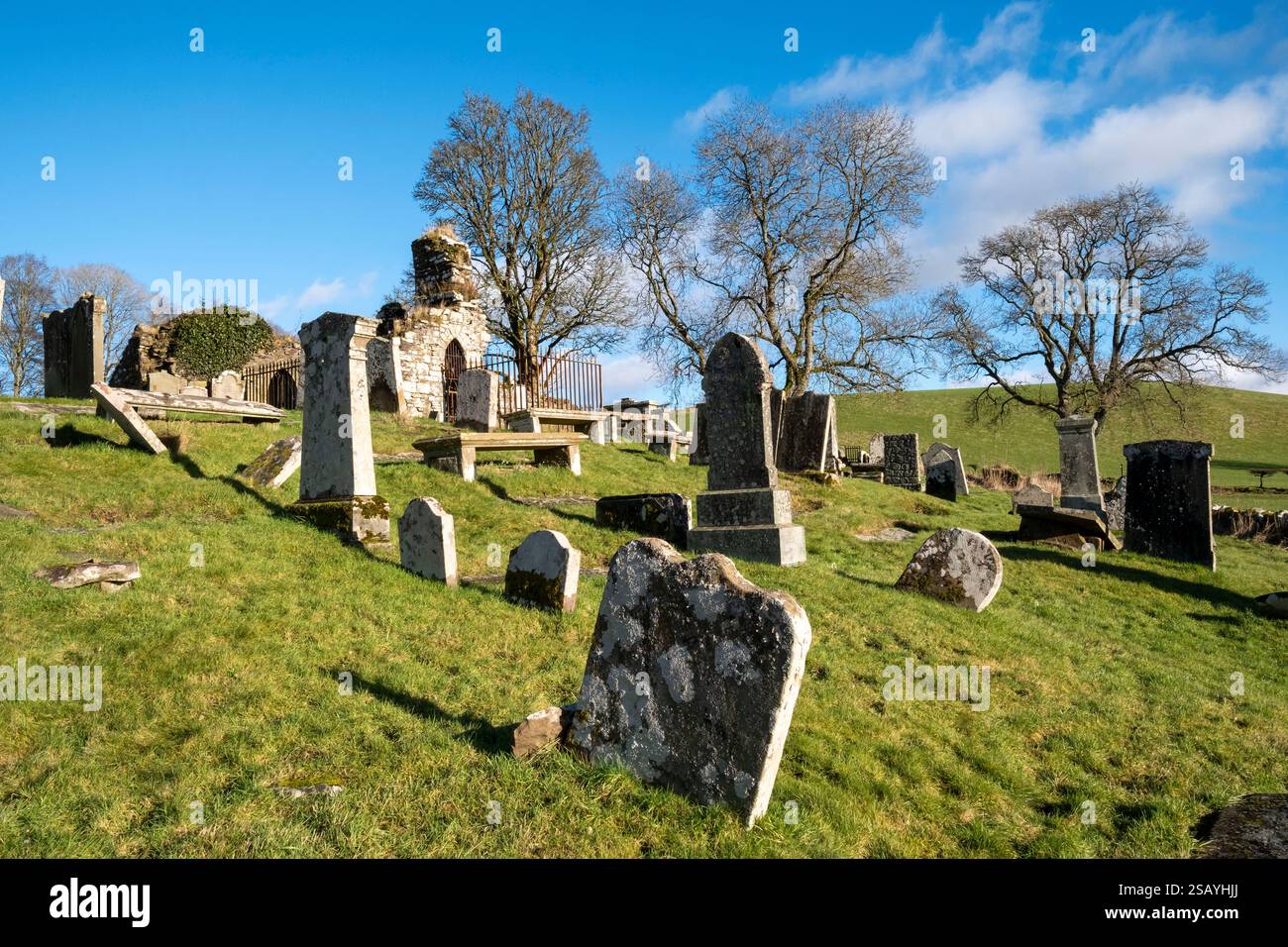 Gravestones in Old Kilmadock (St.Aedh’s) Church and Burial Ground ...