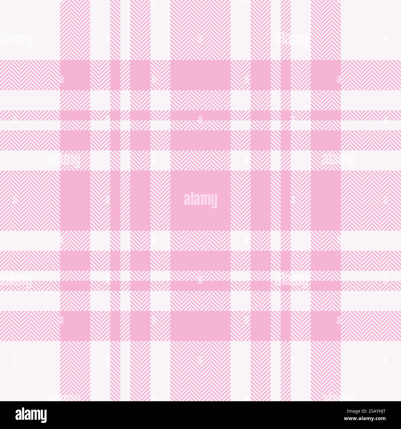 Plaid check pattern in pink. Seamless fabric texture. Tartan textile ...