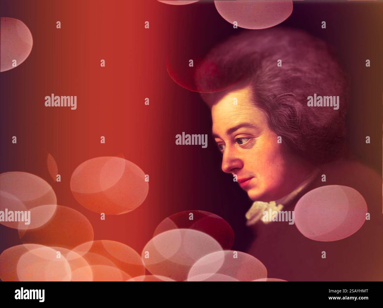 Wolfgang Amadeus Mozart, 1756 – 1791, composer of classical music ...