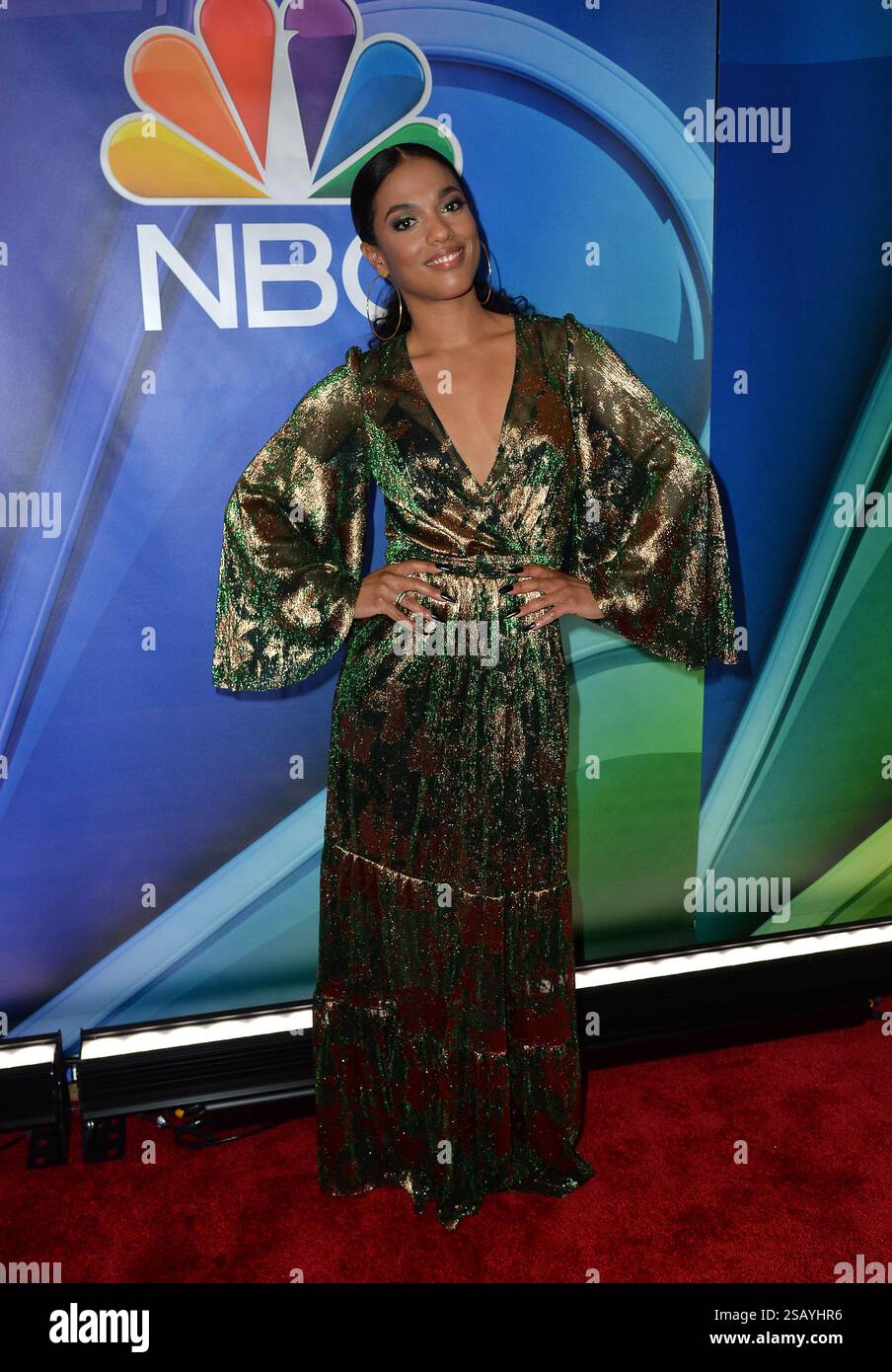 Freema Agyeman arriving at the NBCUniversal Upfront Presentation at the ...