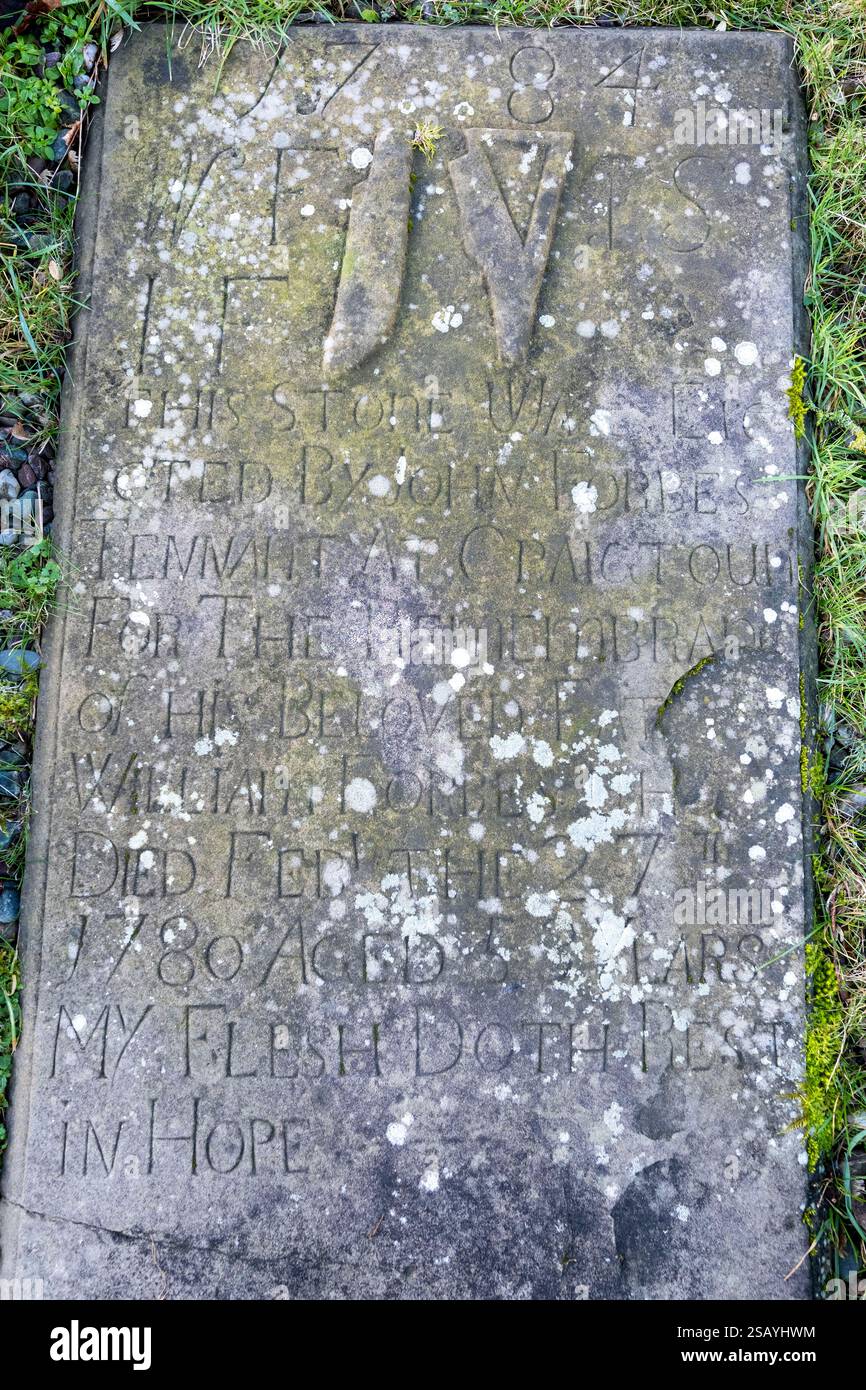 Gravestones in Old Kilmadock (St.Aedh’s) Church and Burial Ground ...