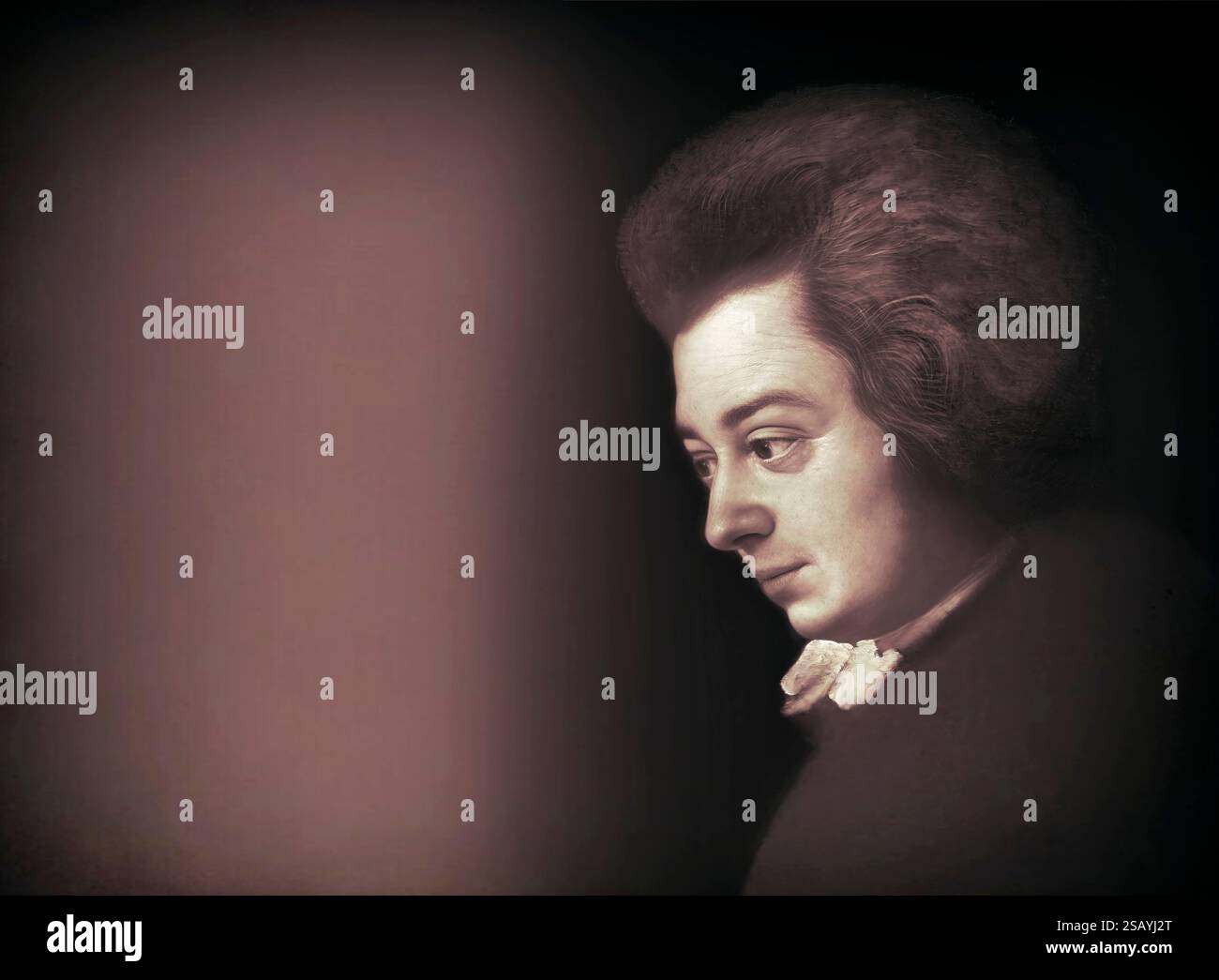 Wolfgang Amadeus Mozart, 1756 – 1791, composer of classical music ...