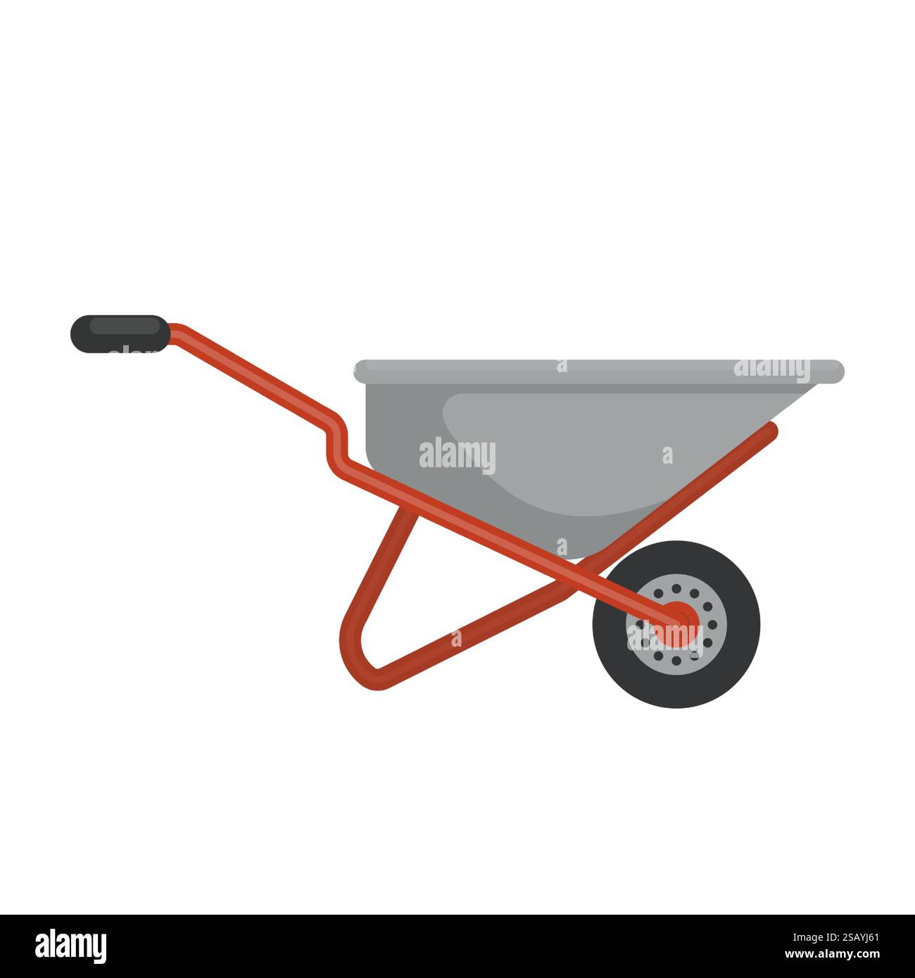 Metal farm cart cartoon illustration Stock Vector Image & Art - Alamy
