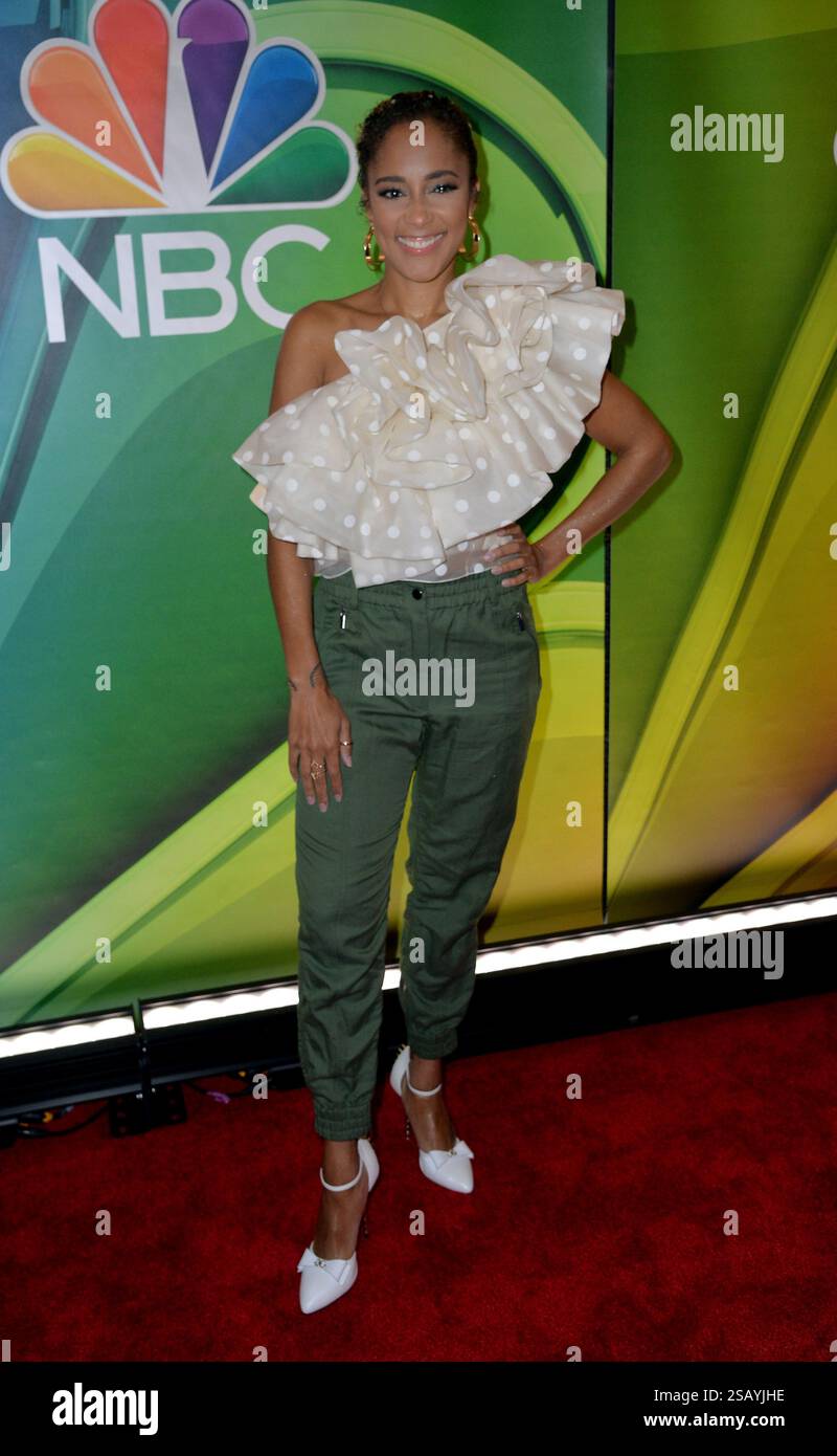 Amanda Sales arriving at the NBCUniversal Upfront Presentation at the ...