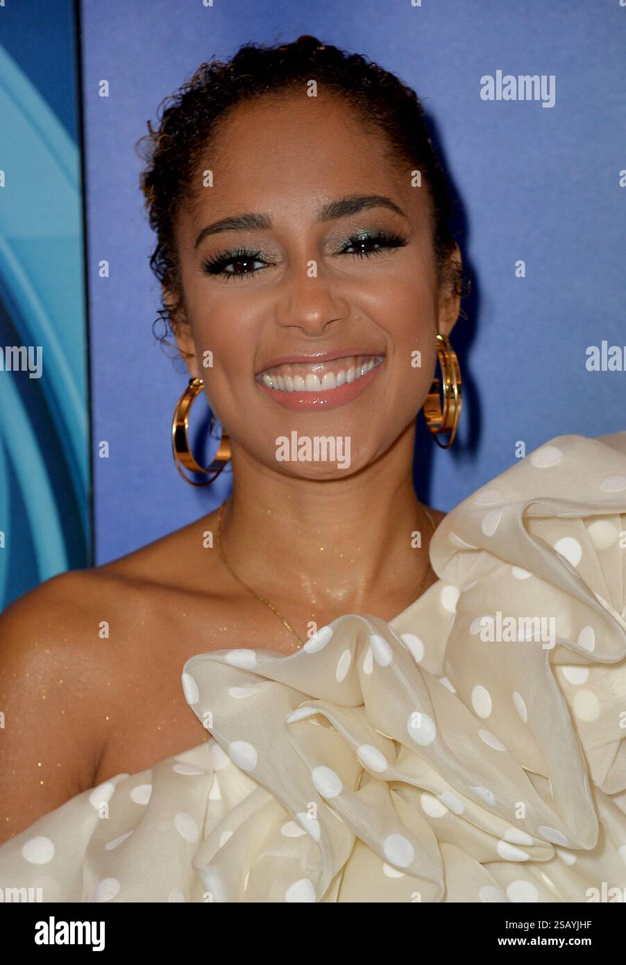 Amanda Sales arriving at the NBCUniversal Upfront Presentation at the ...