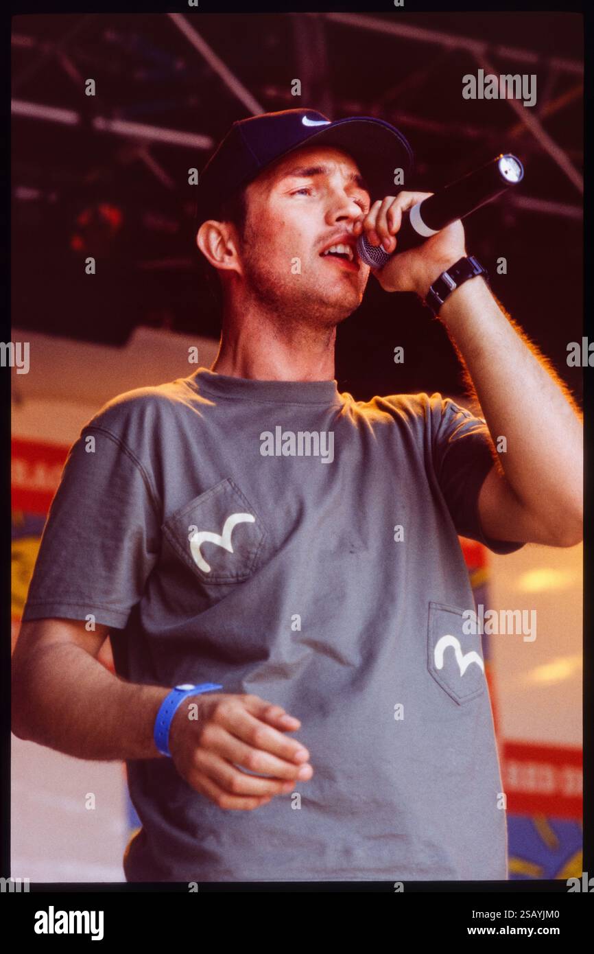 MATHHEW MARSDEN, CARDIFF BIG WEEKEND, 1998: Actor and singer Matthew ...