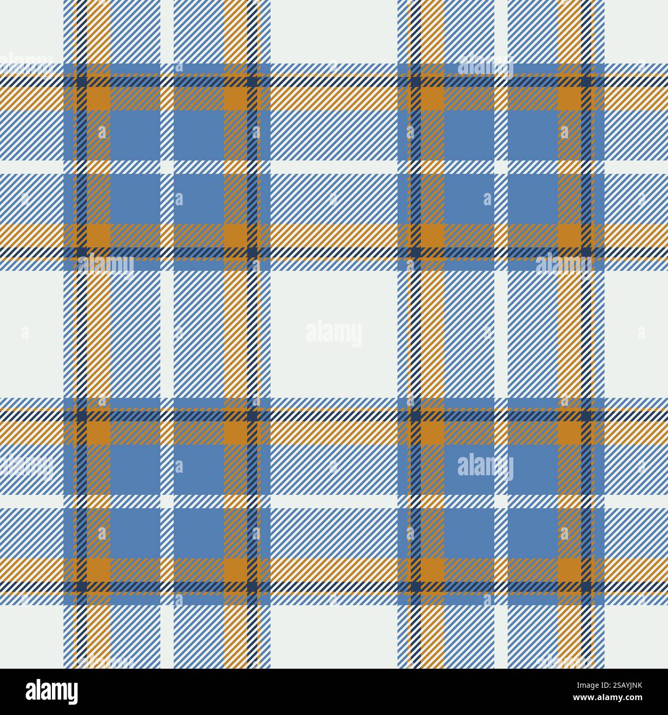 Plaid seamless pattern in blue. Check fabric texture. Vector textile ...