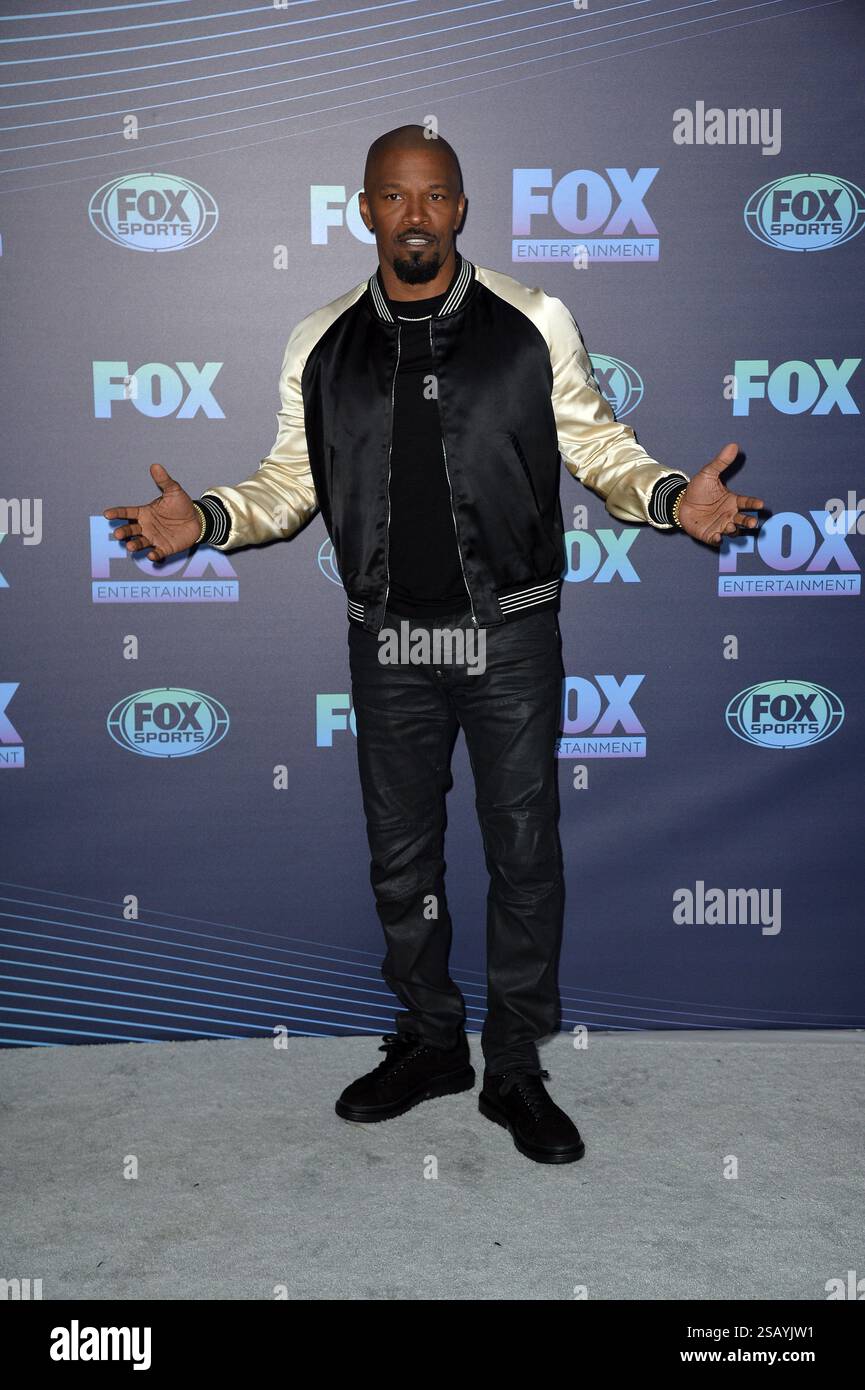 Jamie Fox arriving at the Fox Upfront Presentation at Central Park's ...