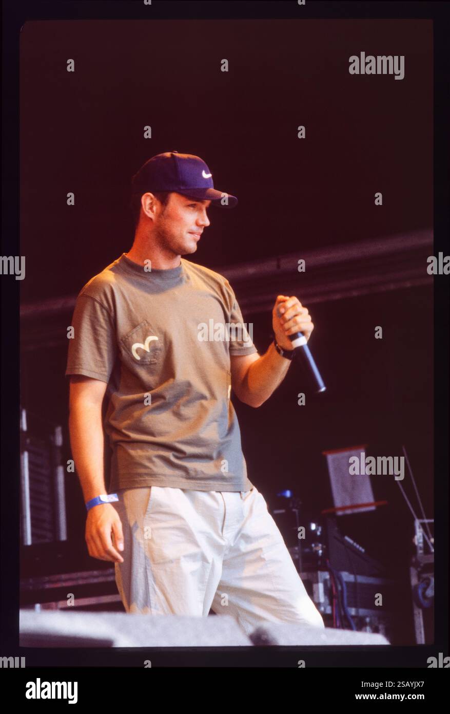 MATHHEW MARSDEN, CARDIFF BIG WEEKEND, 1998: Actor and singer Matthew ...
