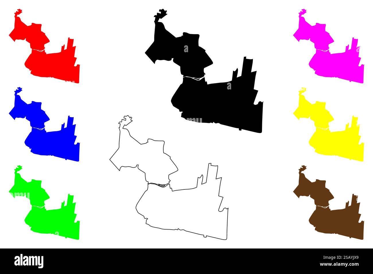 Sao leopoldo city map Stock Vector Images - Alamy