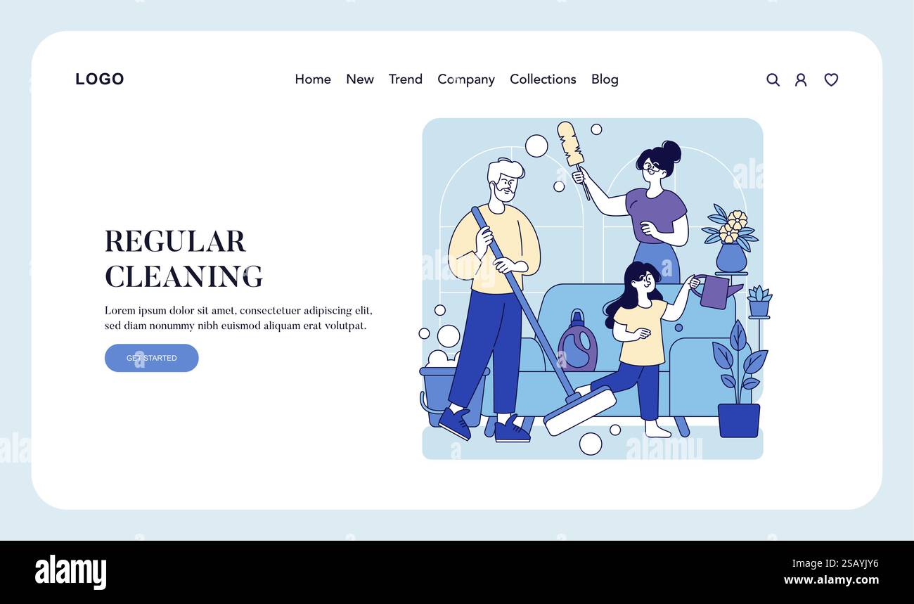 Home cleaning routines bring family members together in shared ...