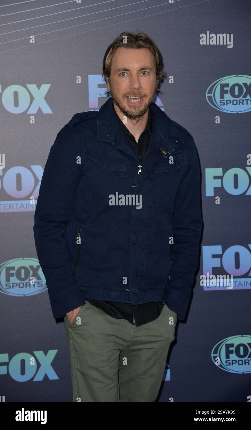 Dax Shepard arriving at the Fox Upfront Presentation at Central Park's ...