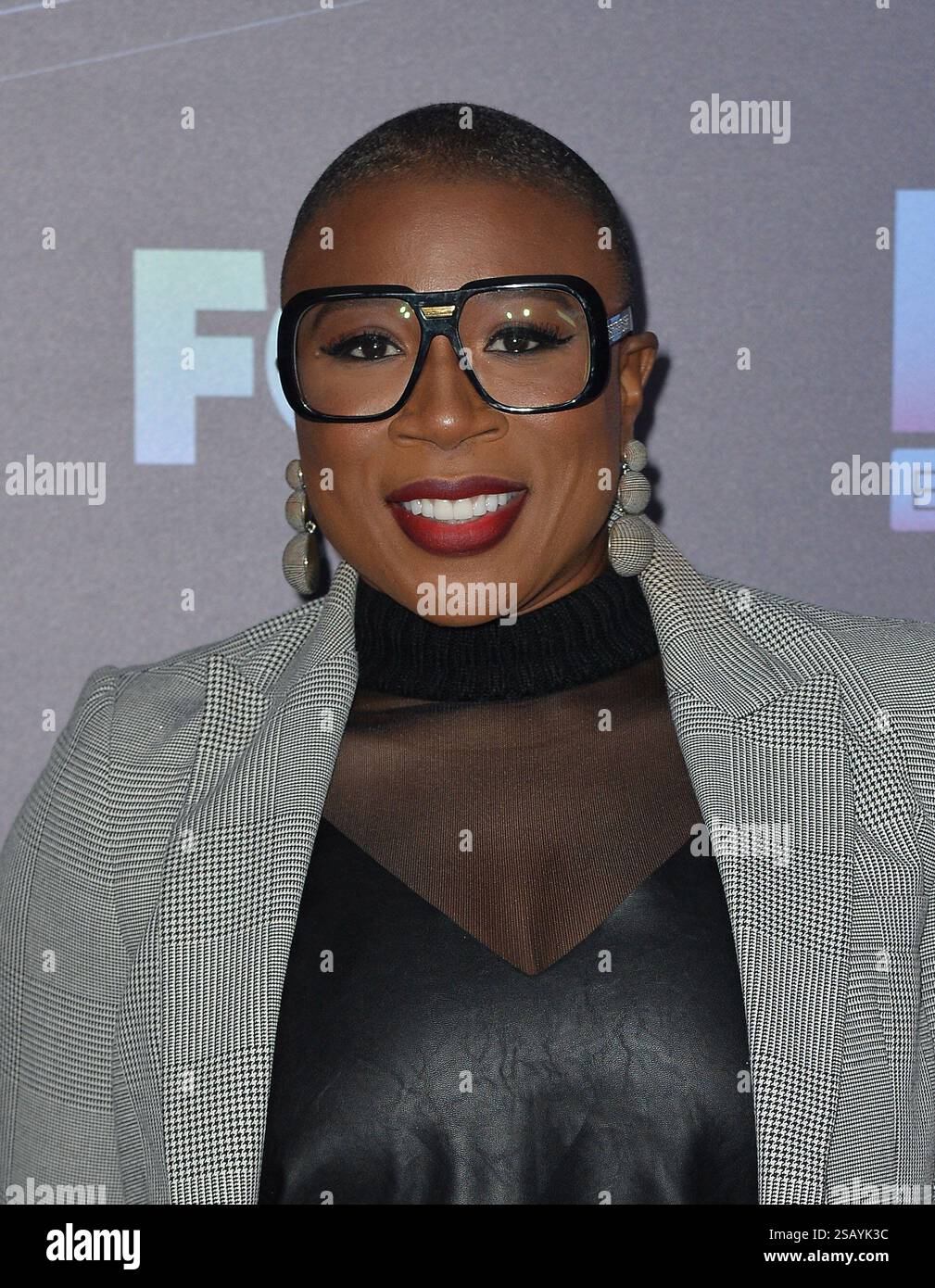 Aisha Hinds arriving at the Fox Upfront Presentation at Central Park's ...