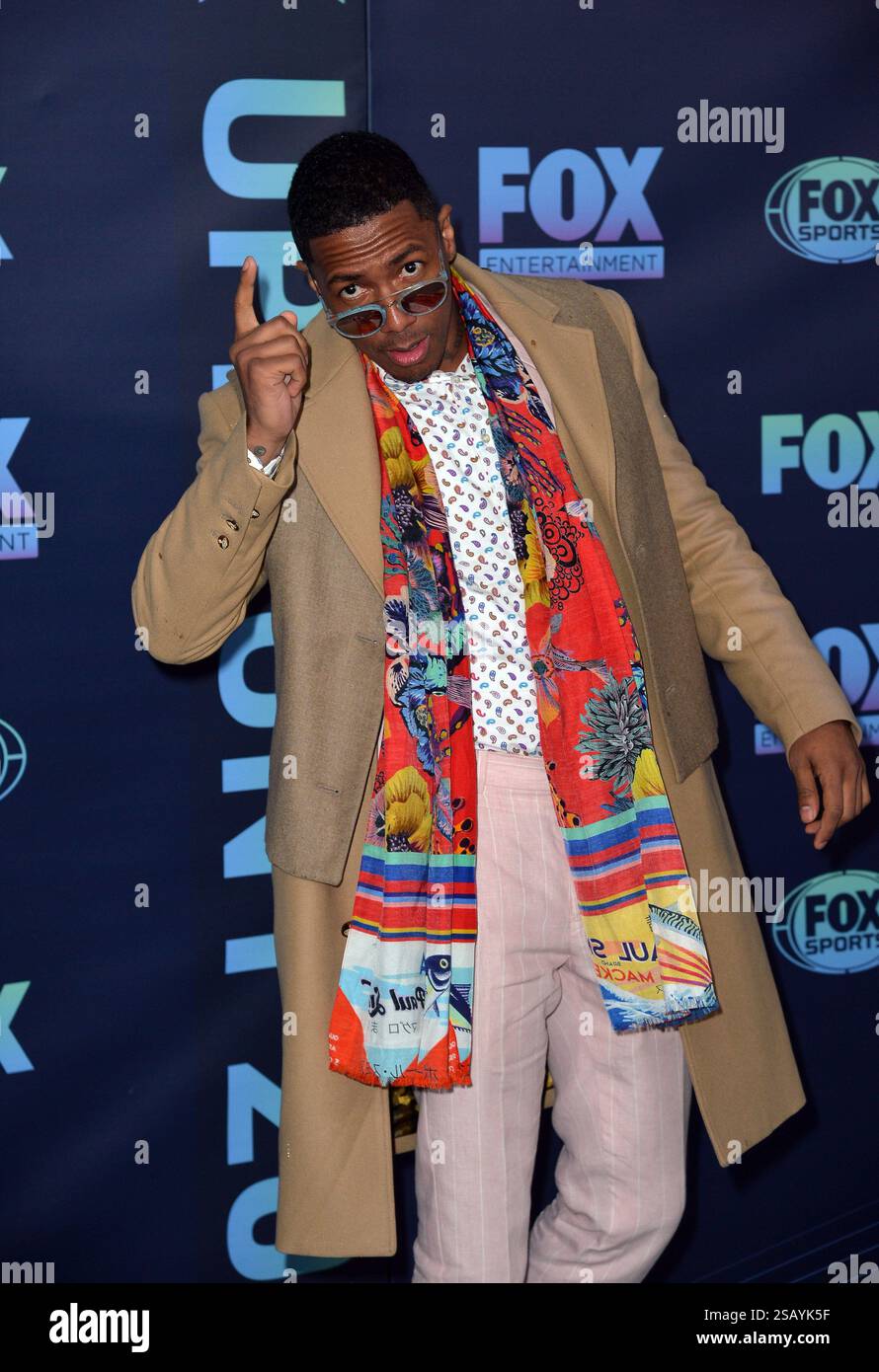 Nick Cannon arriving at the Fox Upfront Presentation at Central Park's ...