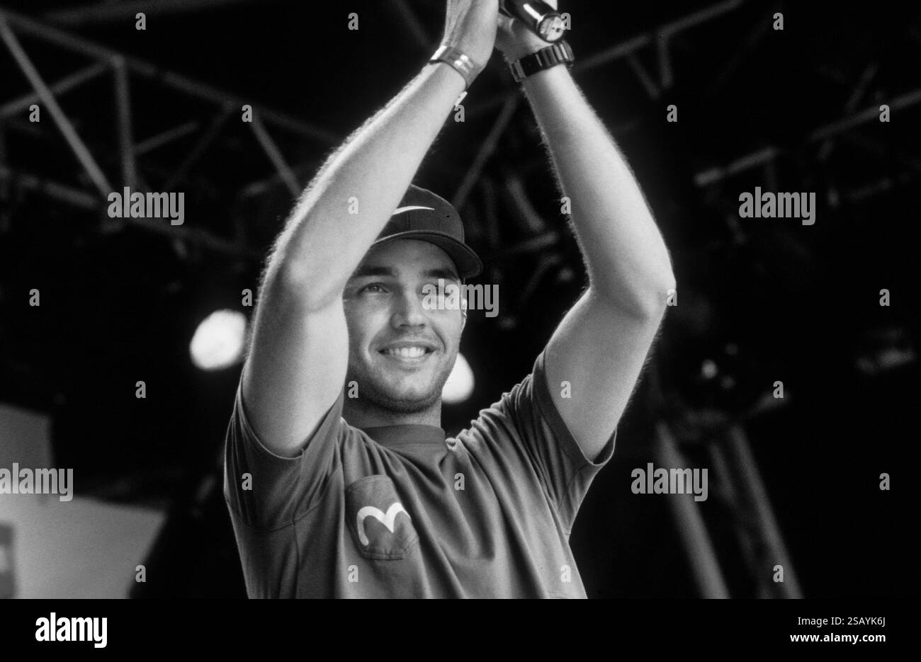MATHHEW MARSDEN, CARDIFF BIG WEEKEND, 1998: Actor and singer Matthew ...