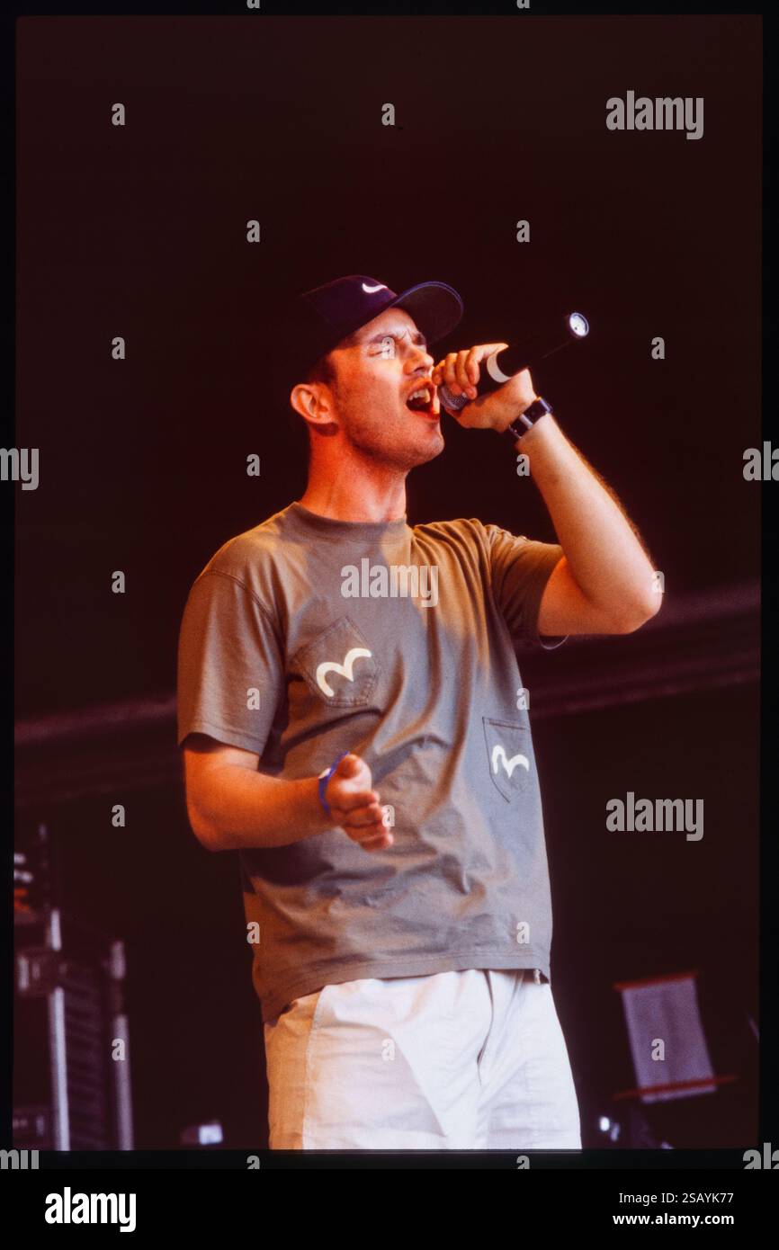 MATHHEW MARSDEN, CARDIFF BIG WEEKEND, 1998: Actor and singer Matthew ...