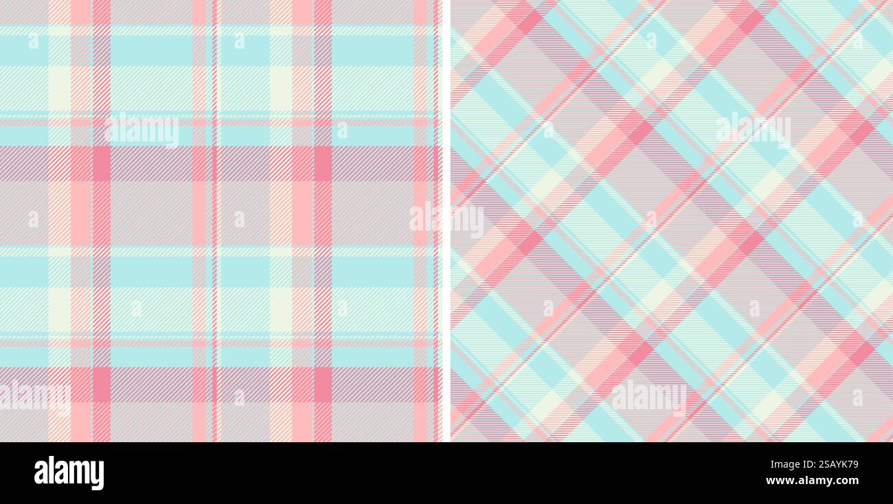 Pattern background vector of seamless check fabric with a tartan ...