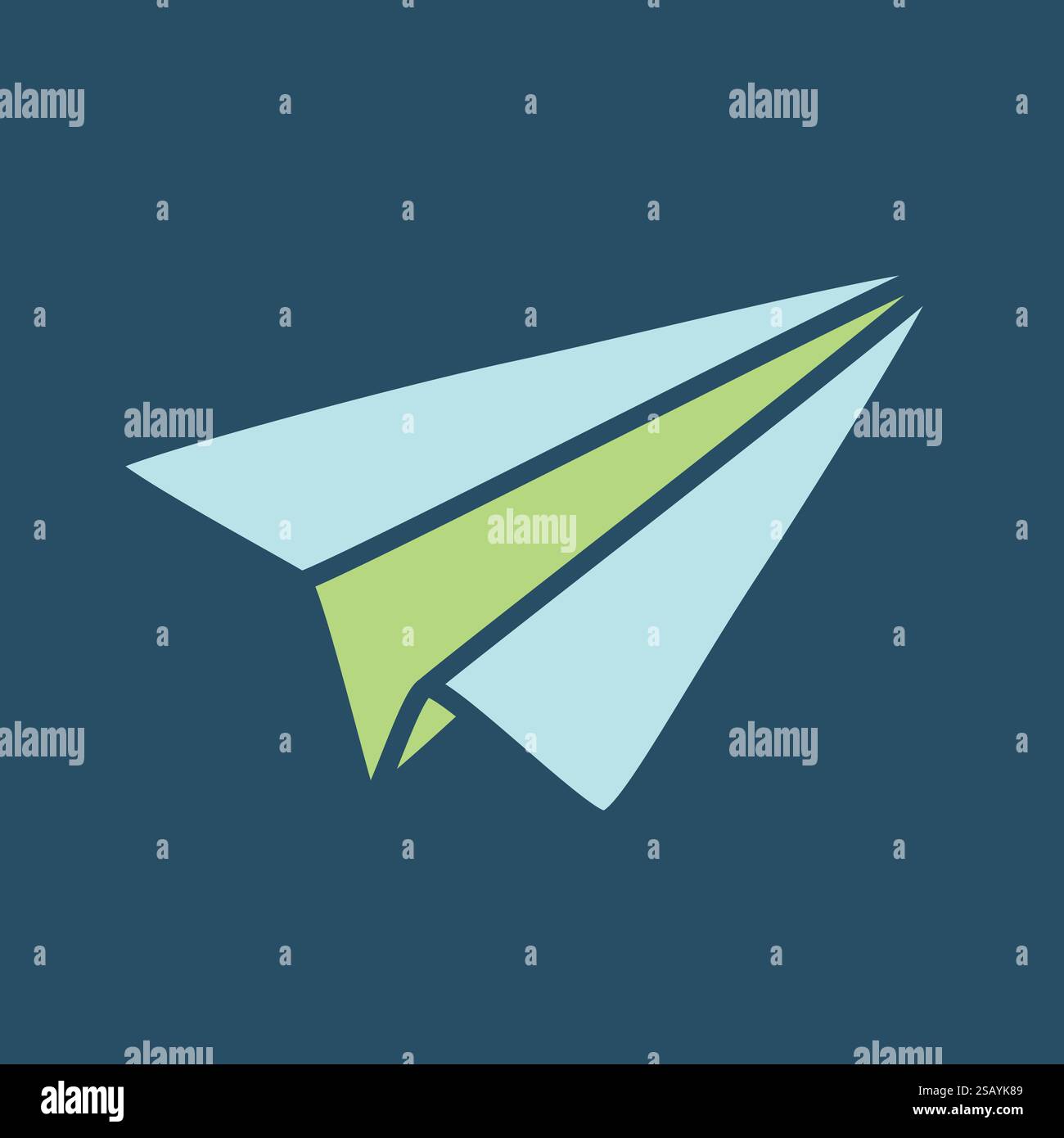 Doodle Paper Airplane icon hand drawn with thin line and colorful blob ...