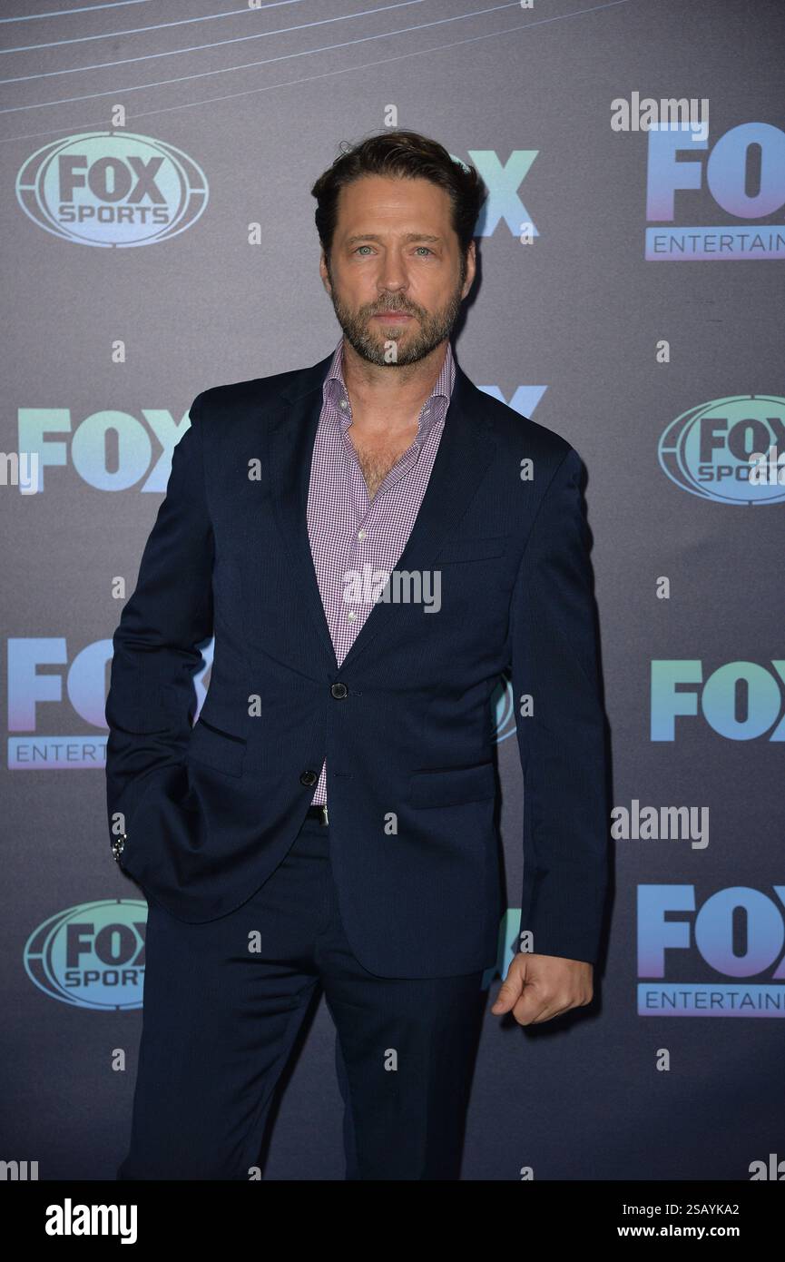 Jason Priestley arriving at the Fox Upfront Presentation at Central ...