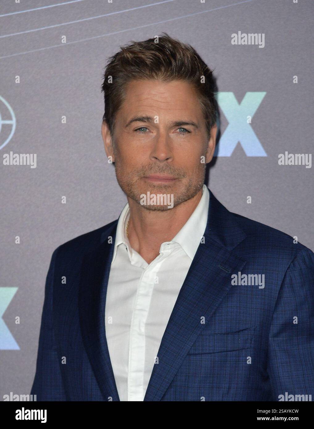 Rob Lowe arriving at the Fox Upfront Presentation at Central Park's ...