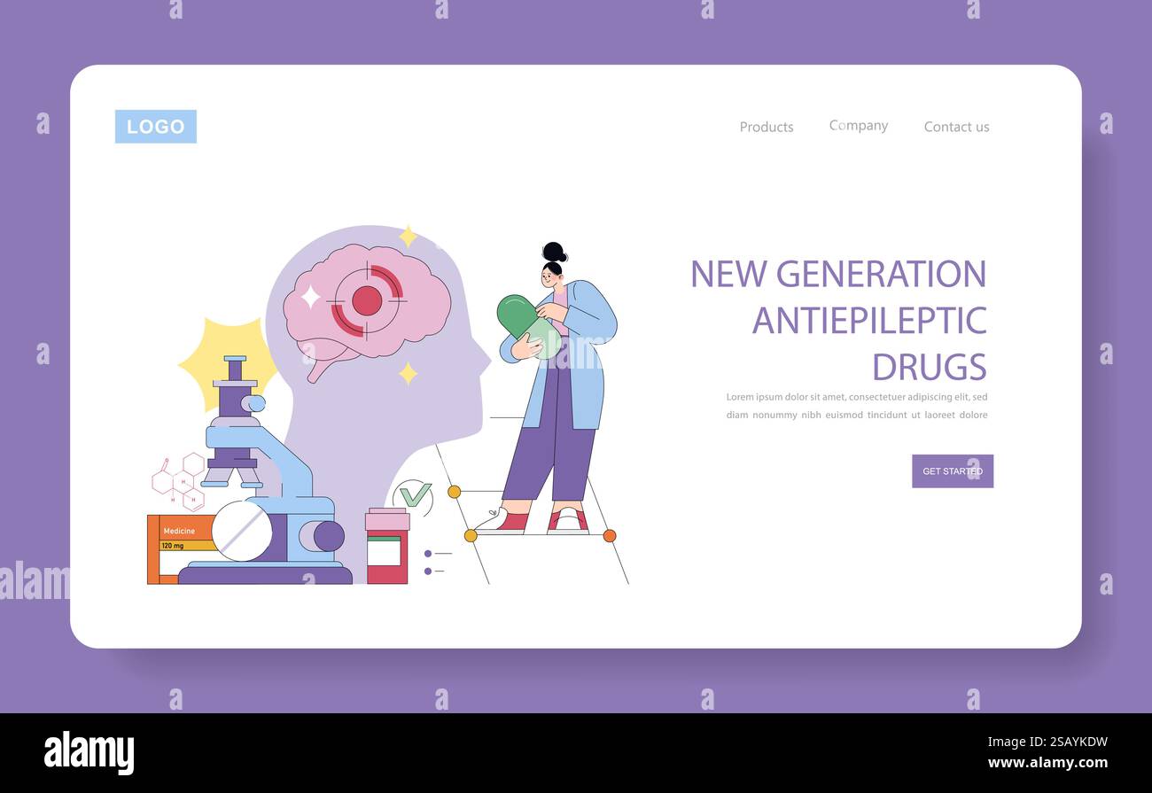 International Epilepsy Day illustration. New generation of ...