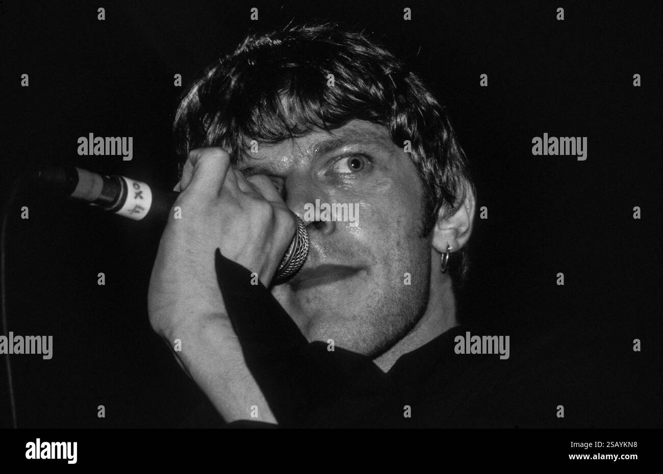 MOVER, CONCERT, 1997: Singer Sam Hazeldine from the 90s British band ...