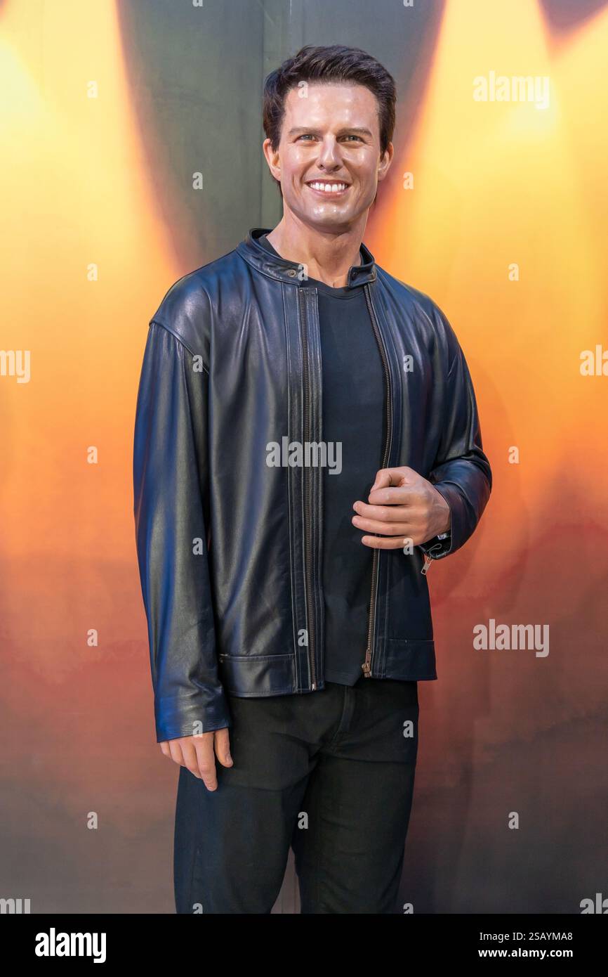 Bangkok, Thailand - Jan 23,2025 : Tom Cruise's wax figure displayed at ...