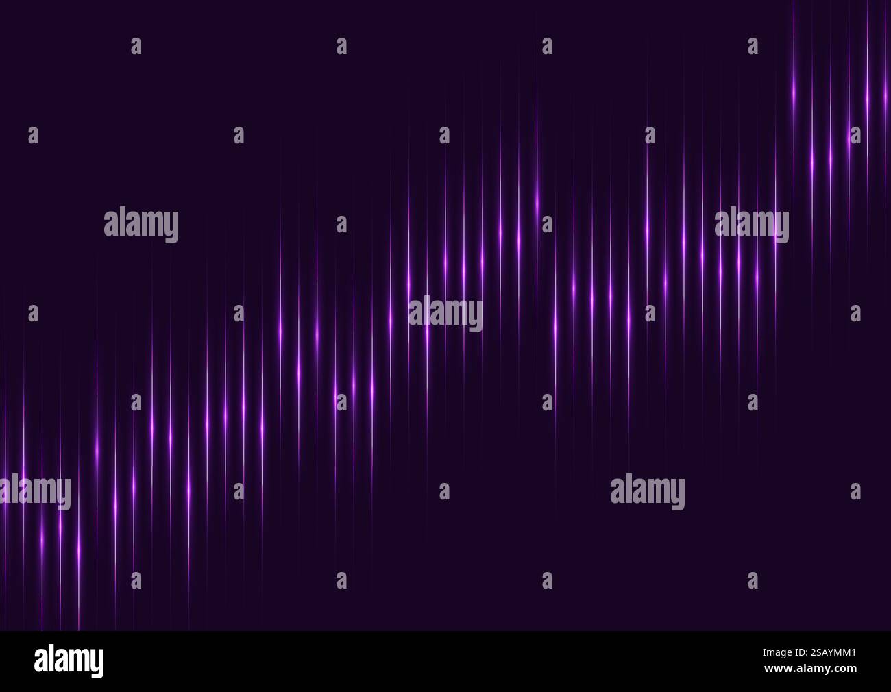 Abstract violet neon growing financial graph chart background. Vector ...