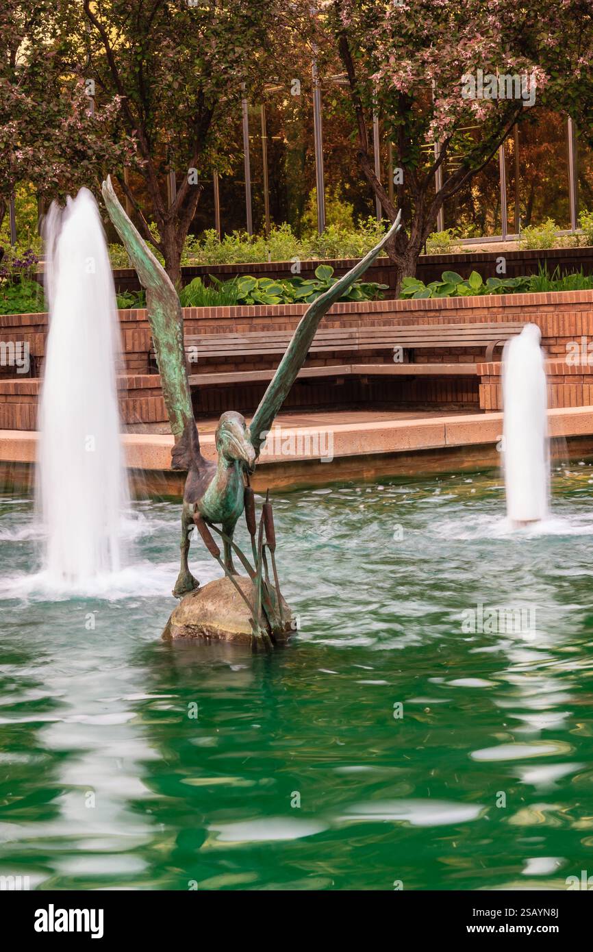 Streams water fountain on sky hi-res stock photography and images - Alamy