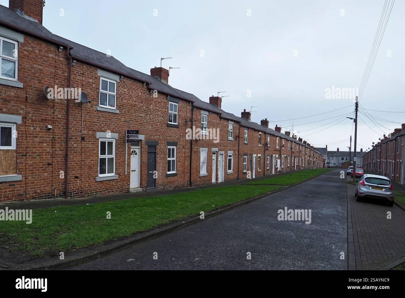 Former miners houses, Barwick Street, Easington Colliery, County Durham ...