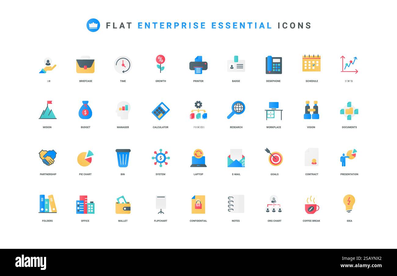 Business process of corporate company, enterprise essential ...