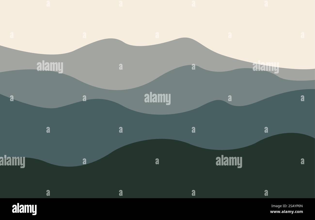 Landscape design vector art Stock Vector Images - Alamy