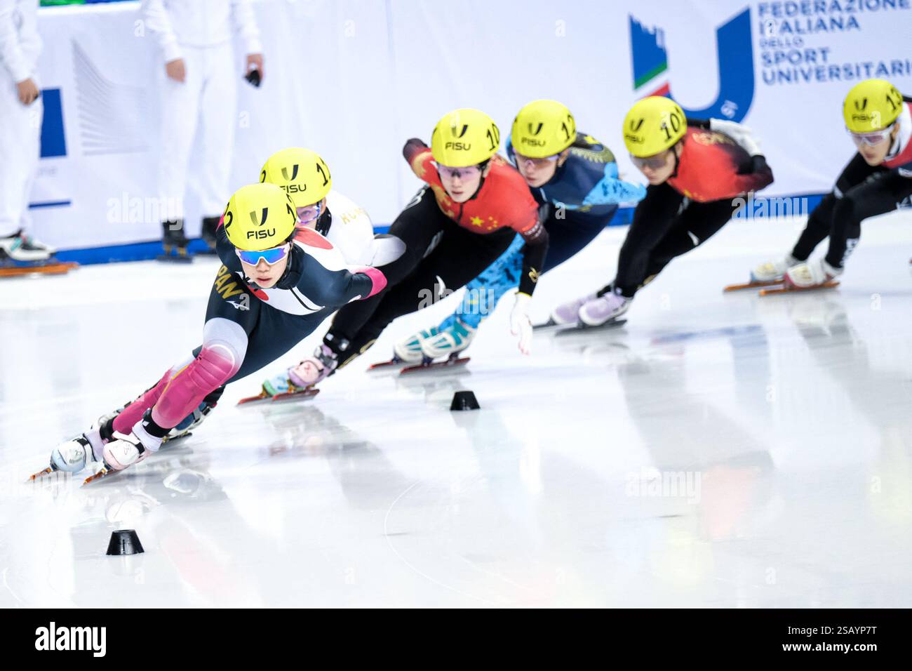Wakaba Kenjo of Japan seen in action during the women's 1500m short ...