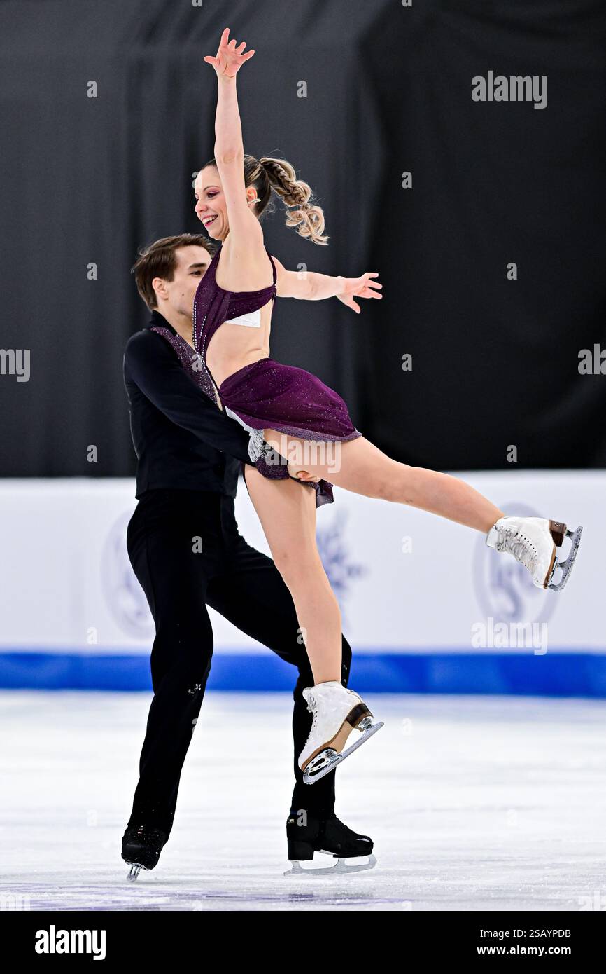Victoria MANNI & Carlo ROETHLISBERGER (ITA), during Ice Dance Rhythm ...