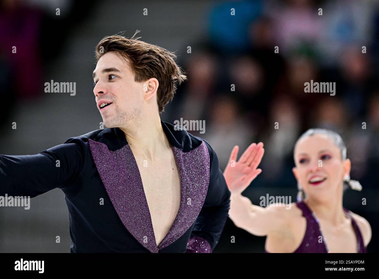 Victoria MANNI & Carlo ROETHLISBERGER (ITA), during Ice Dance Rhythm ...