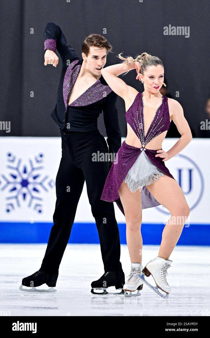 Victoria MANNI & Carlo ROETHLISBERGER (ITA), during Ice Dance Rhythm ...