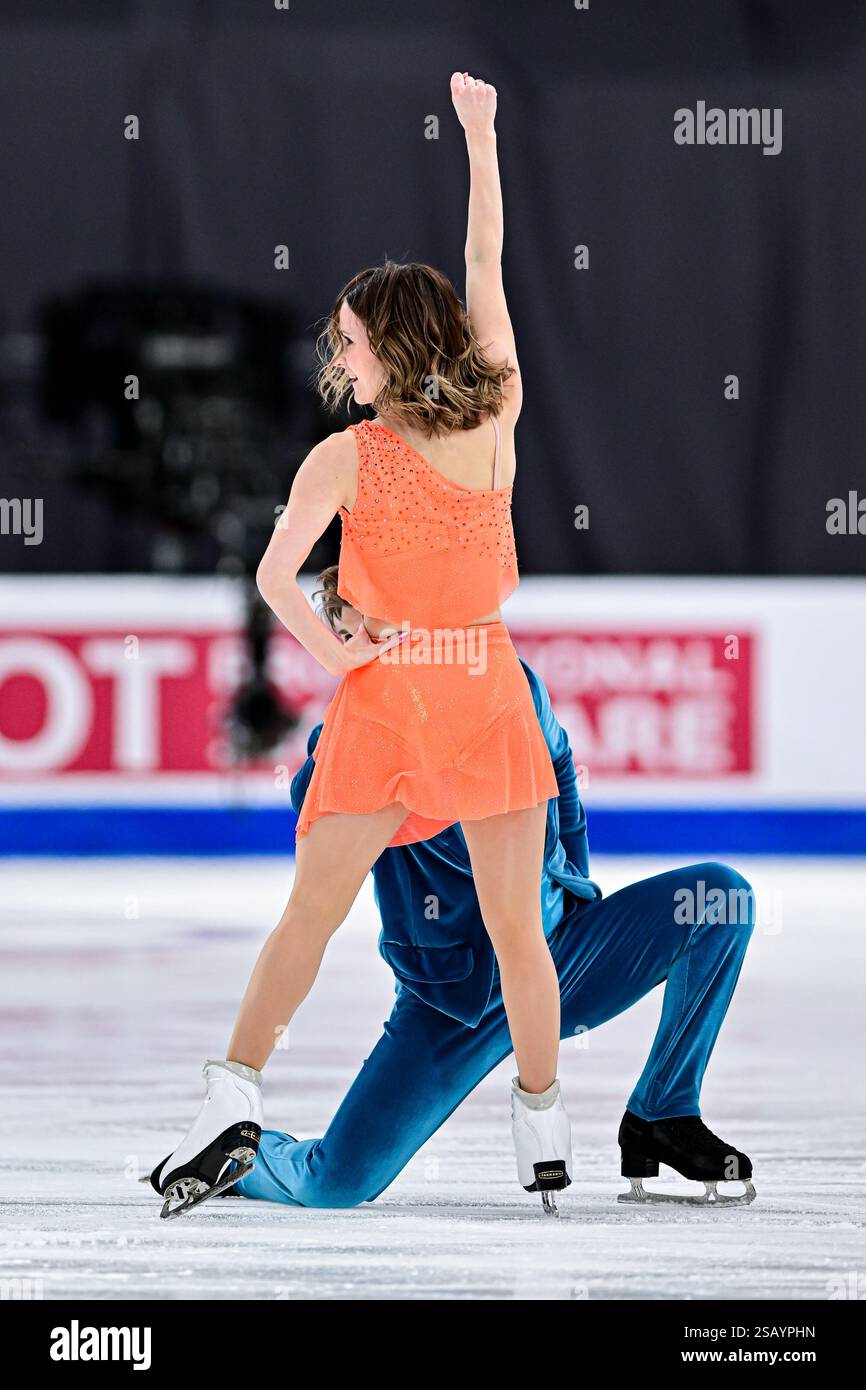 Carolane SOUCISSE & Shane FIRUS (IRL), during Ice Dance Rhythm Dance ...