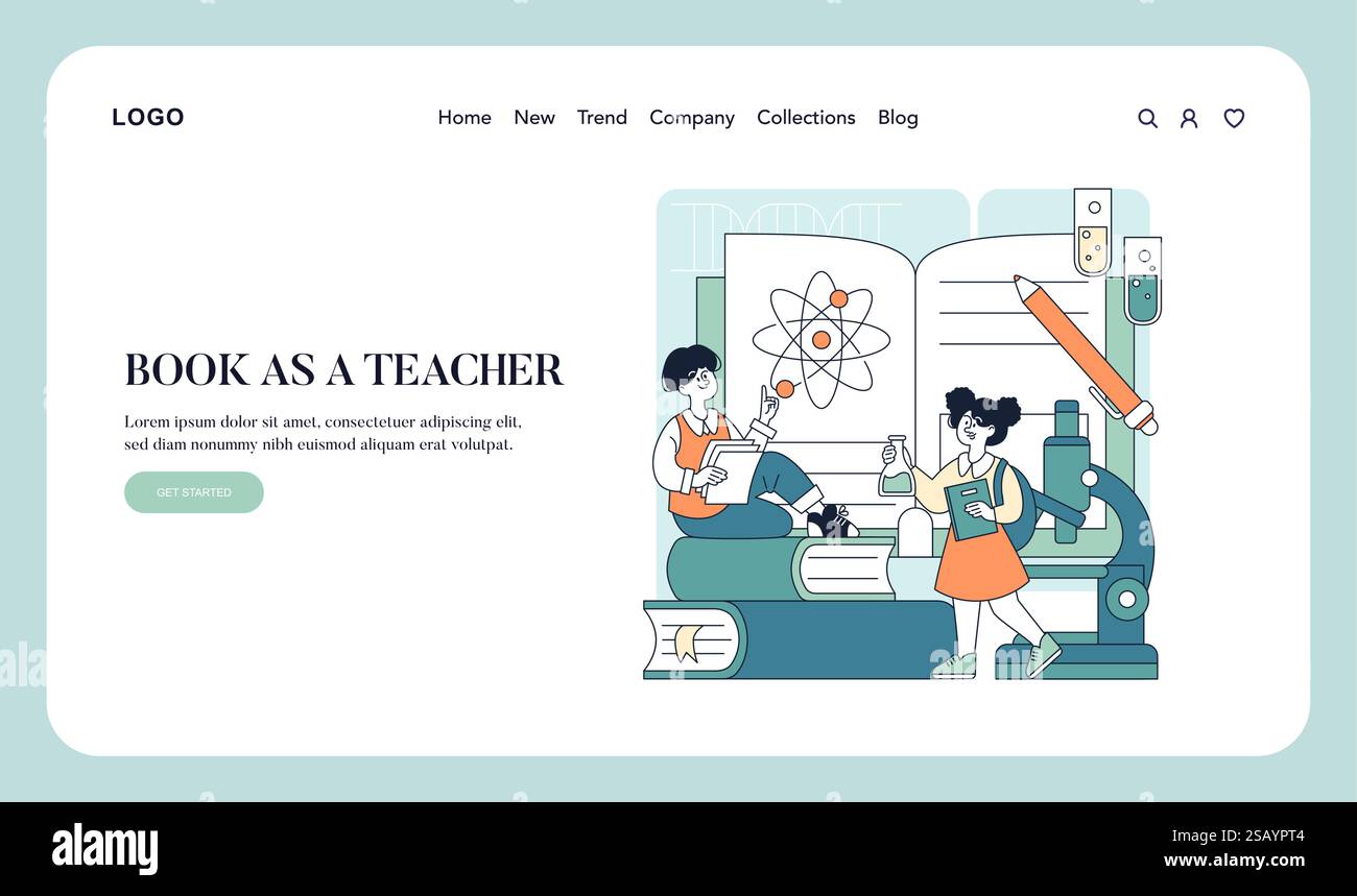 World Book Day illustration. Celebrating the role of books in education ...