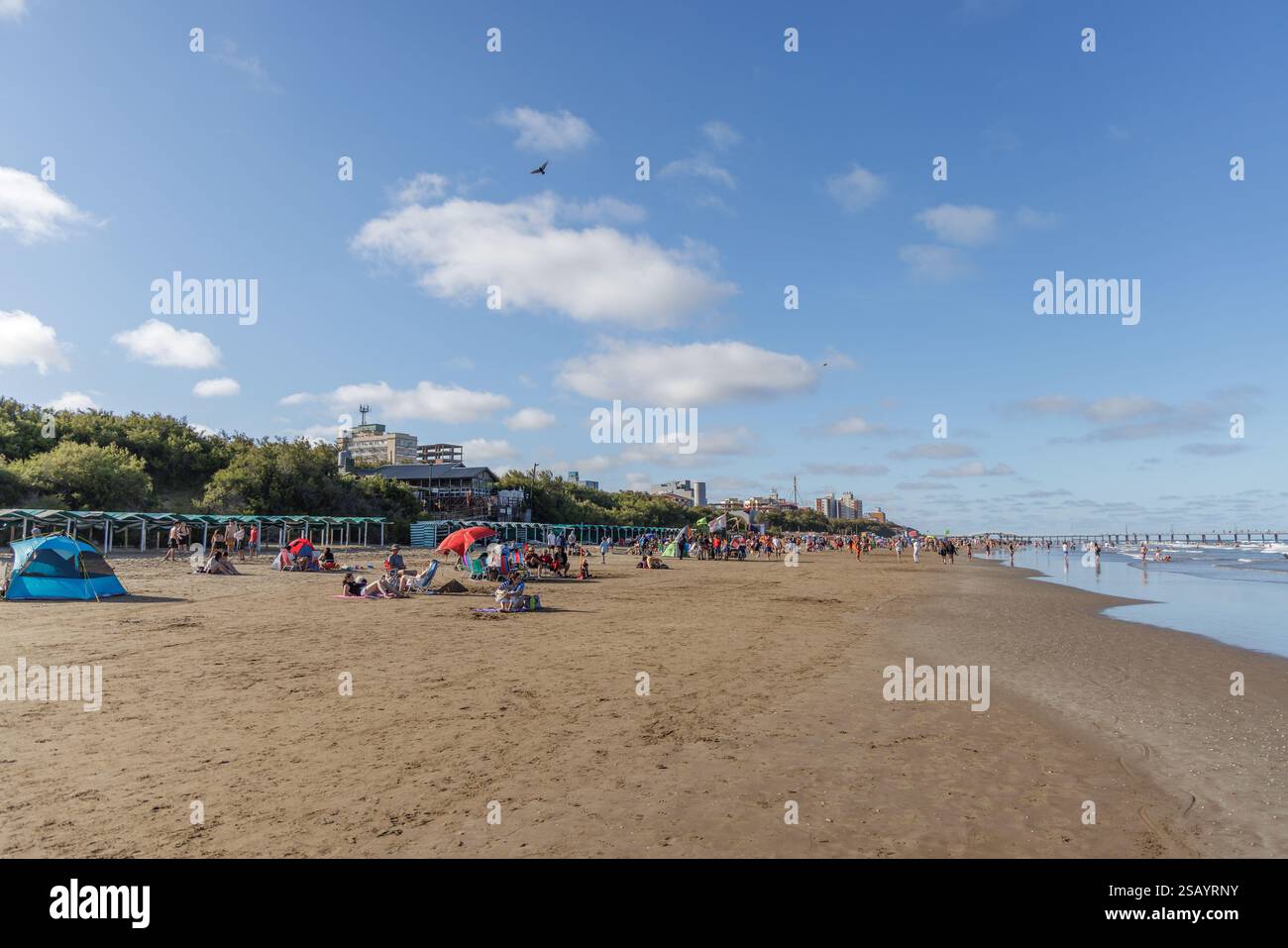 Santa Teresita, Argentina - December 29th, 2024: The quiet beaches of ...
