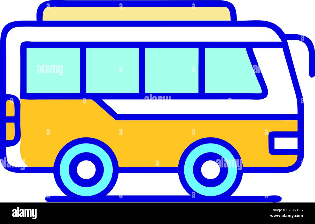 Travel Bus Icon Illustration Stock Vector Image & Art - Alamy