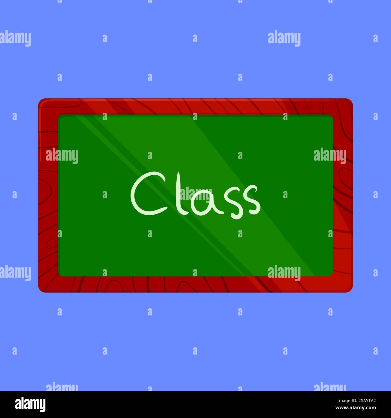 School Chalk Board illustration vector. classroom wooden chalkboard ...