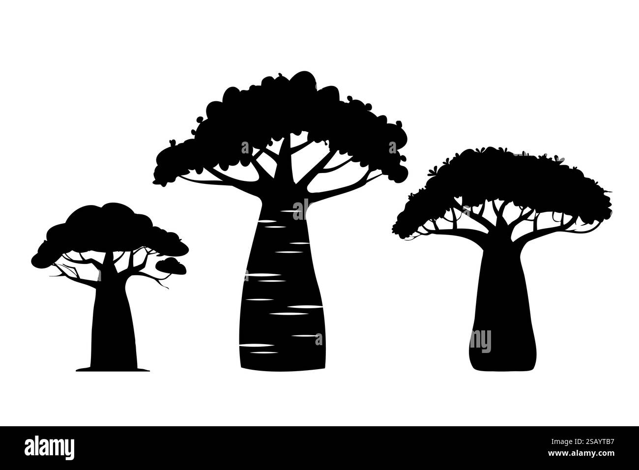 Set african wild black Cut Out Stock Images & Pictures - Alamy