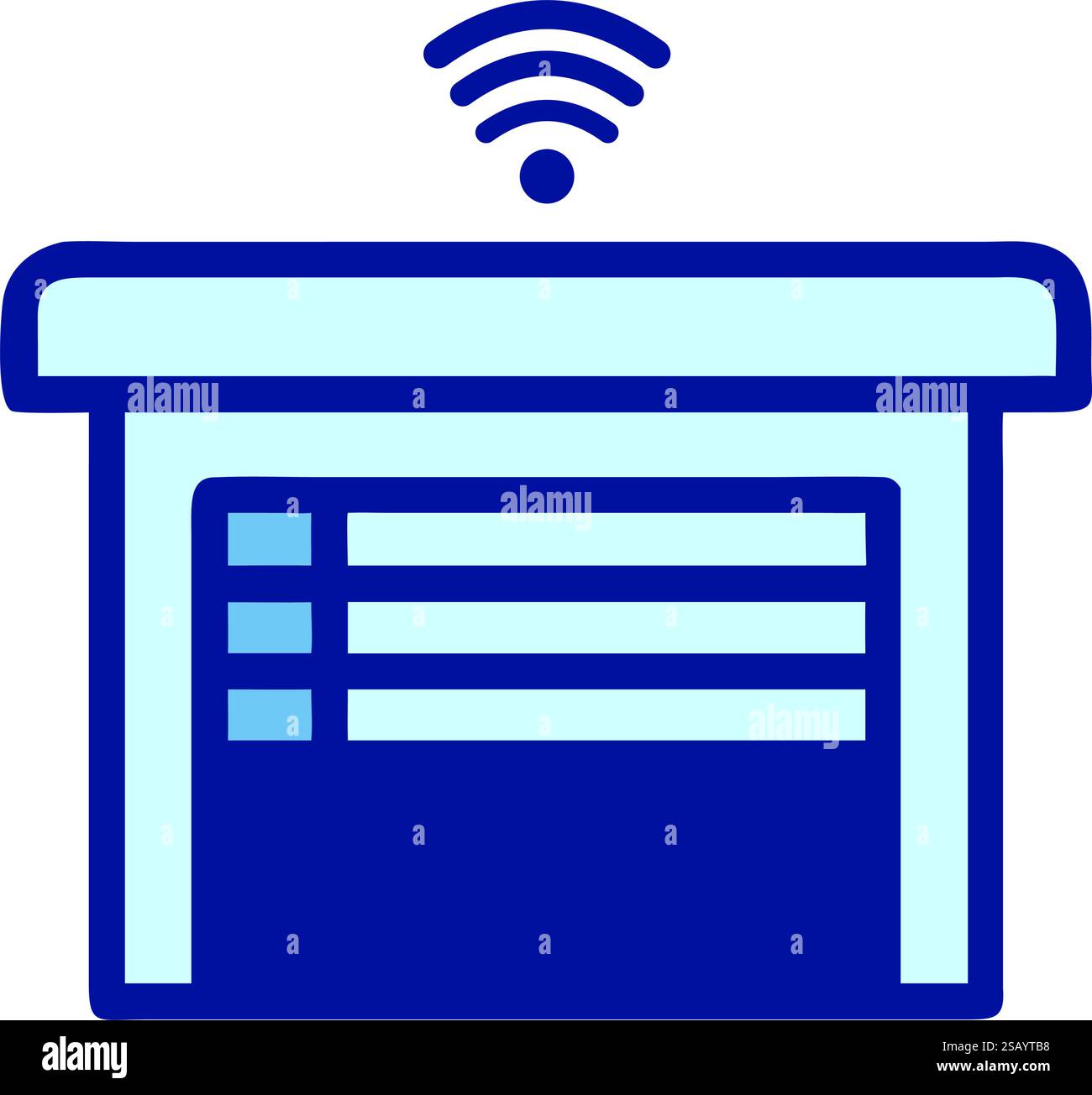 Garage door automation Cut Out Stock Images & Pictures - Alamy