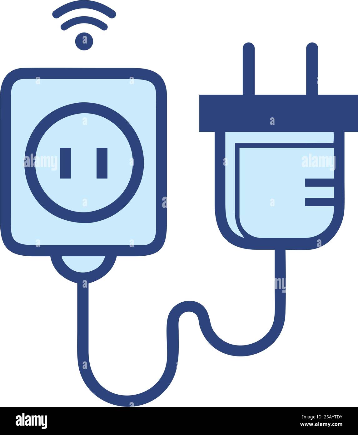 Smart plug power outlet Stock Vector Images - Alamy