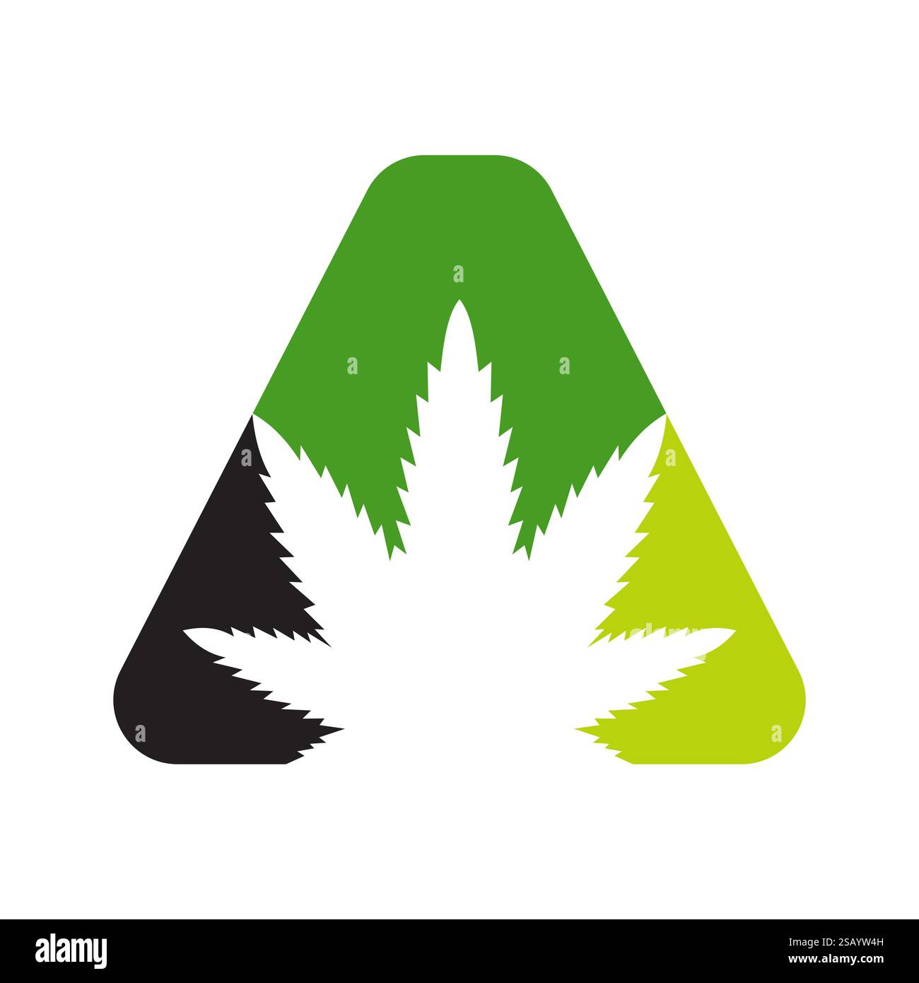 Marijuana is an herb and a flower Stock Vector Images - Alamy