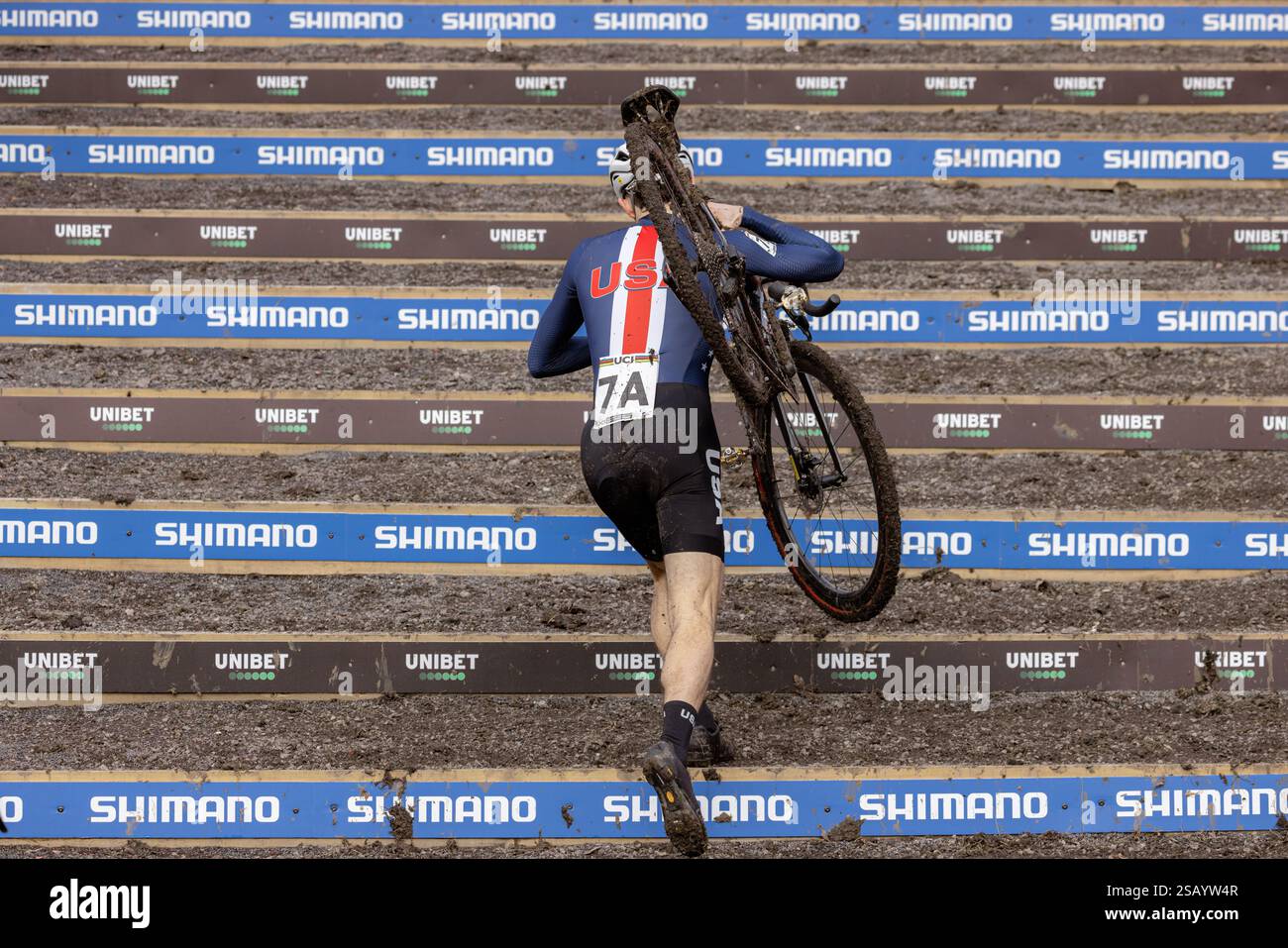 Liévin, FRANCE, 31st Jan 2025 Scott Funston of U.S.A. During the Team ...