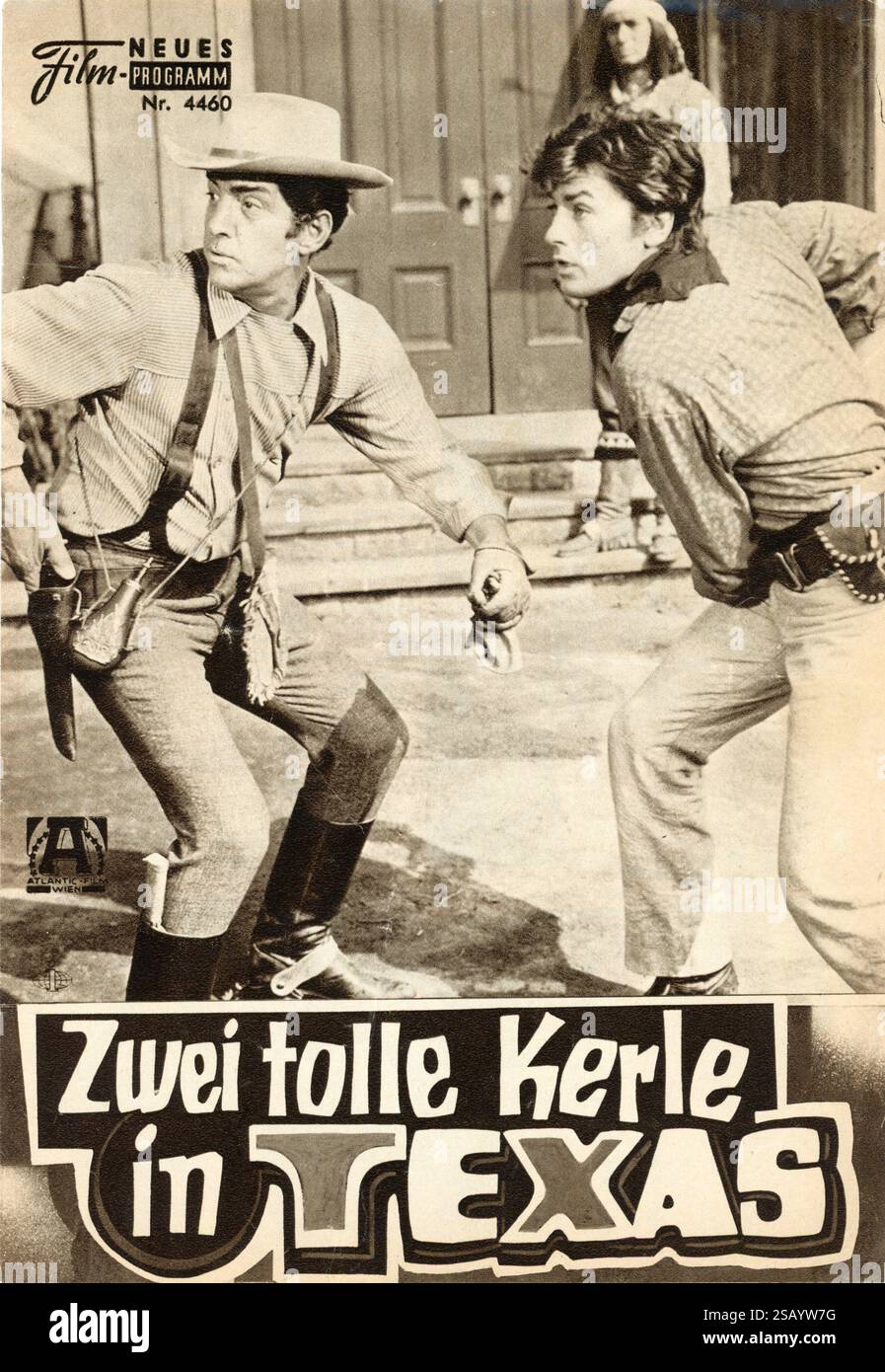 DEAN MARTIN ALAIN DELON and JOEY BISHOP in TEXAS ACROSS THE RIVER ...