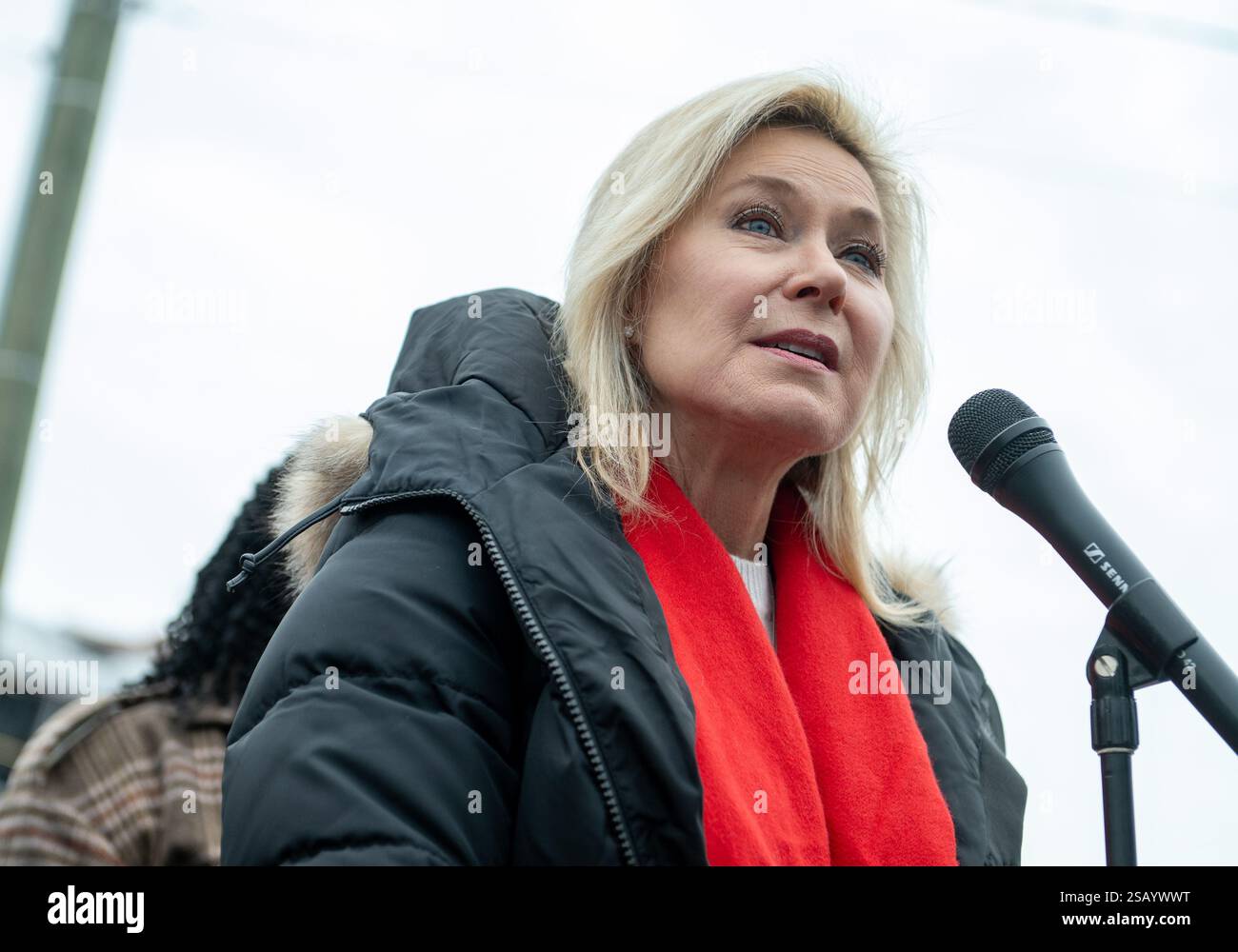 Scarborough, Canada. 31st Jan, 2025. Ontario Liberal Party leader ...