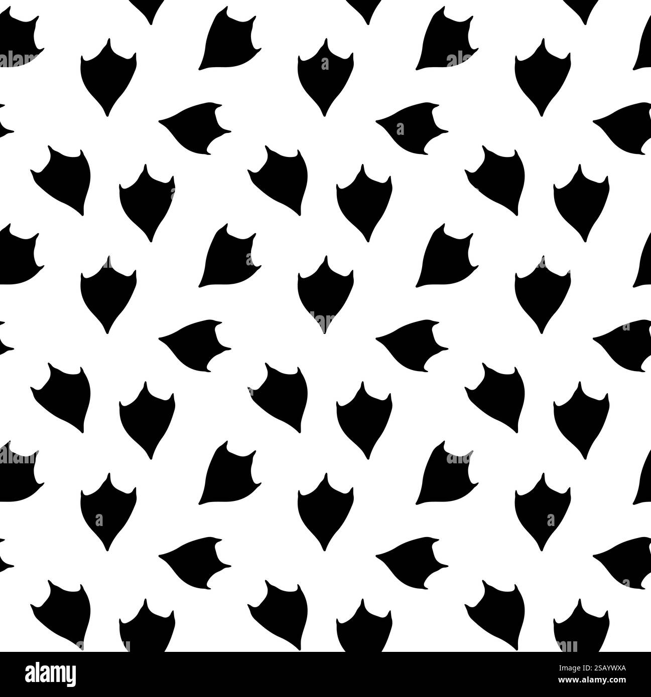 Vector seamless pattern of duck goose bird paw foot print isolated on ...