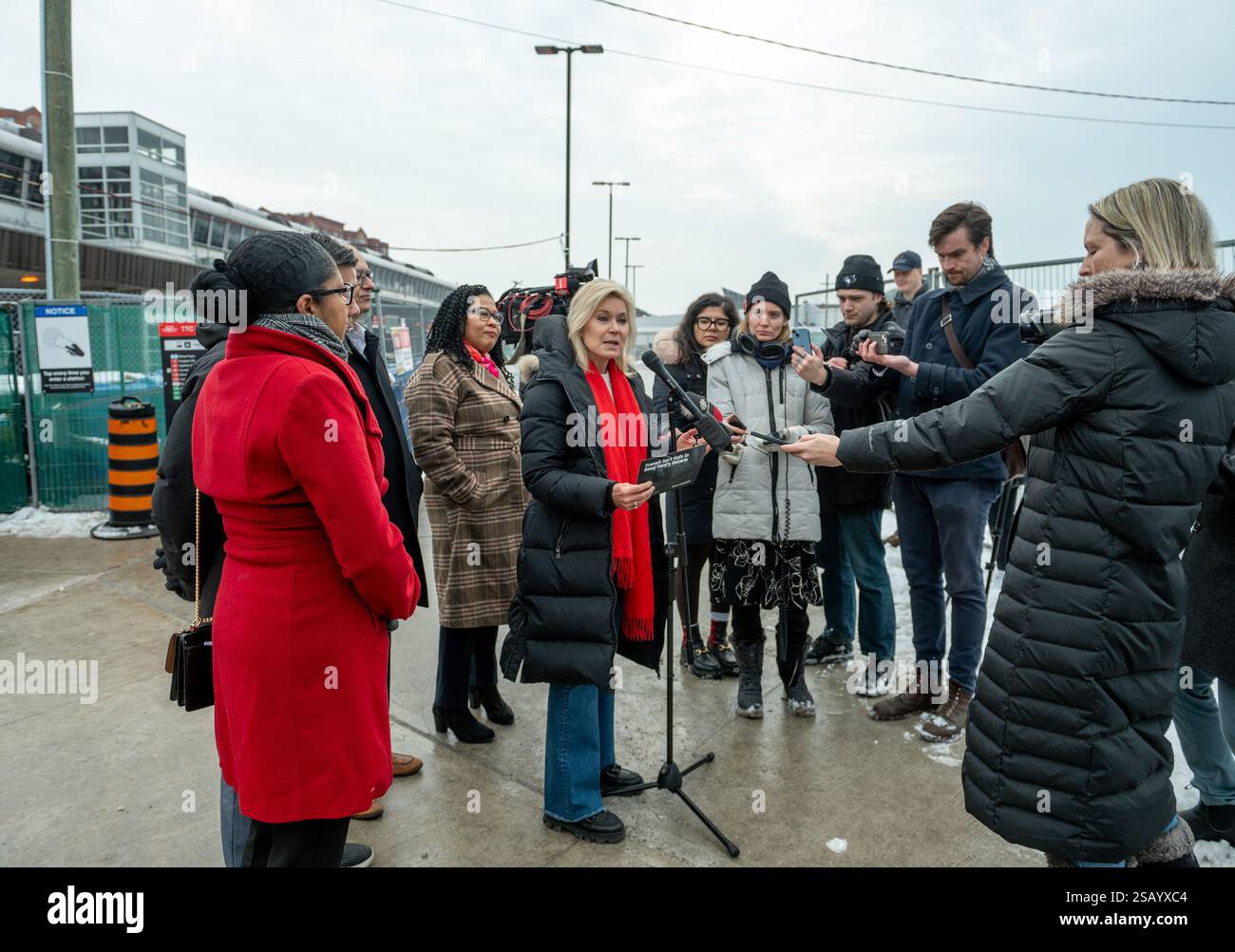Scarborough, Canada. 31st Jan, 2025. Ontario Liberal Party Leader ...